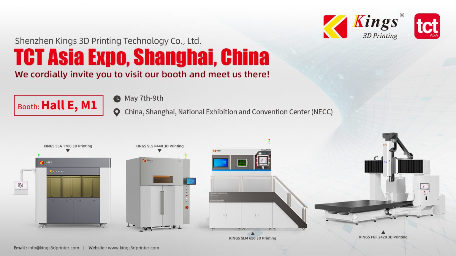 TCT Asia 2024, May 7-9, 2024, Shanghai, China | Laseradd3d
